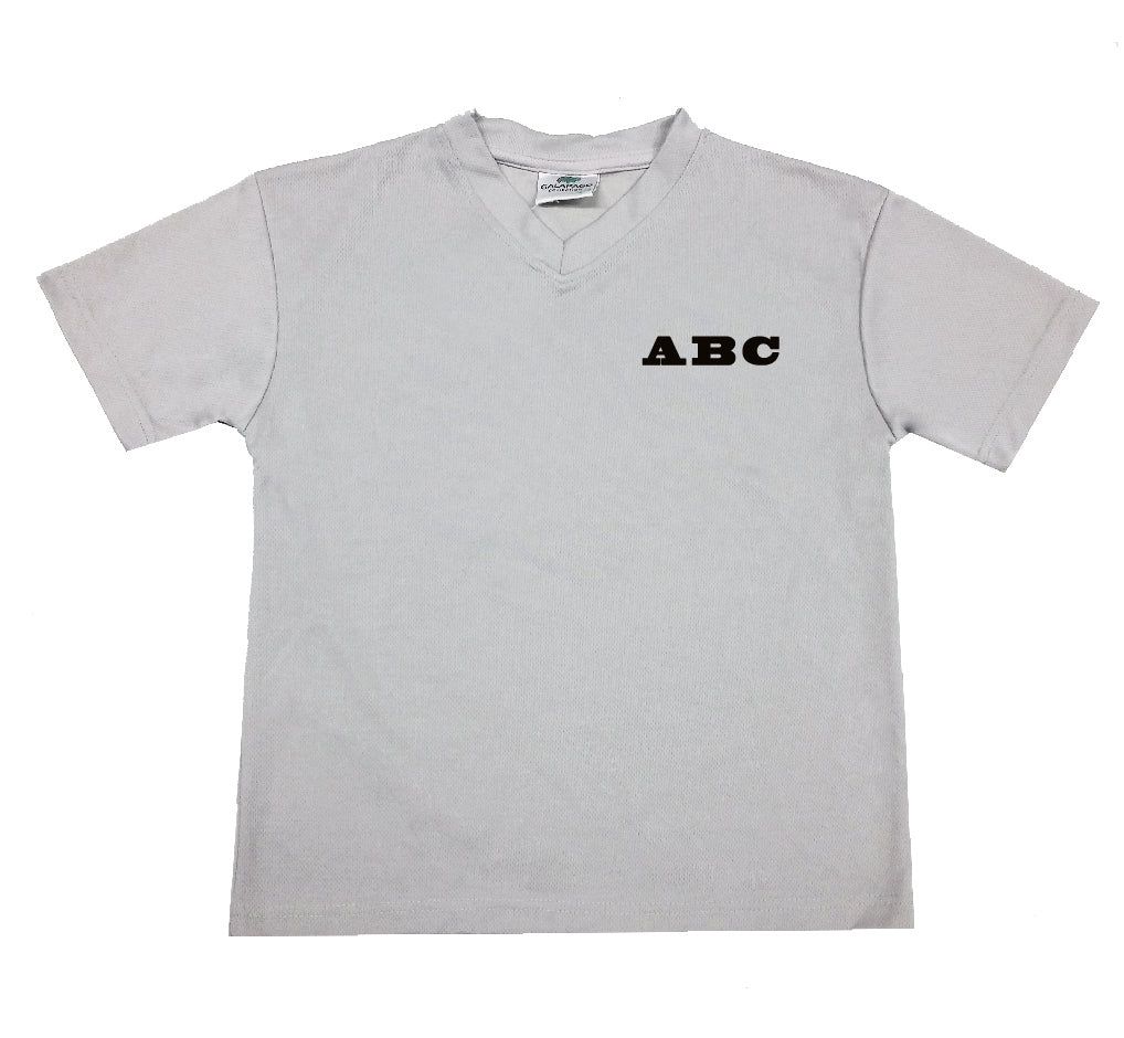 ABC T-SHIRT V-NECK DRY FAST IMPRESO — Galapago Panamá